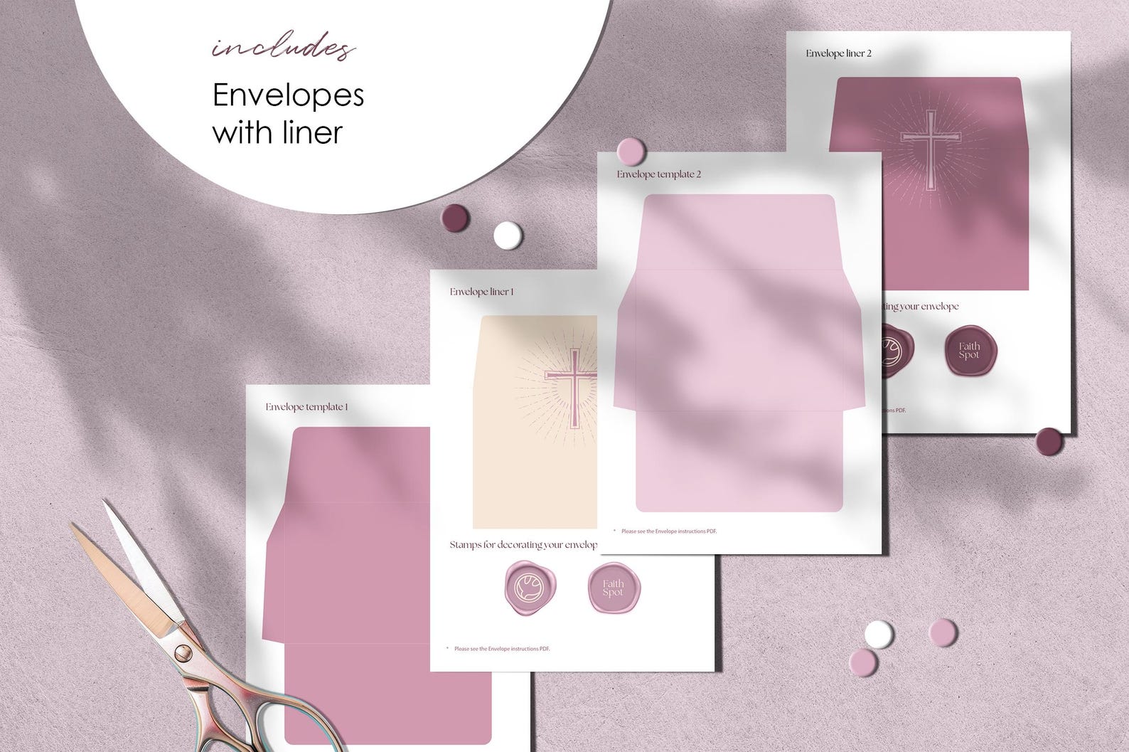 Prayer Board Kit Pink Vanilla, Aesthetic Modern Christian Collage ...