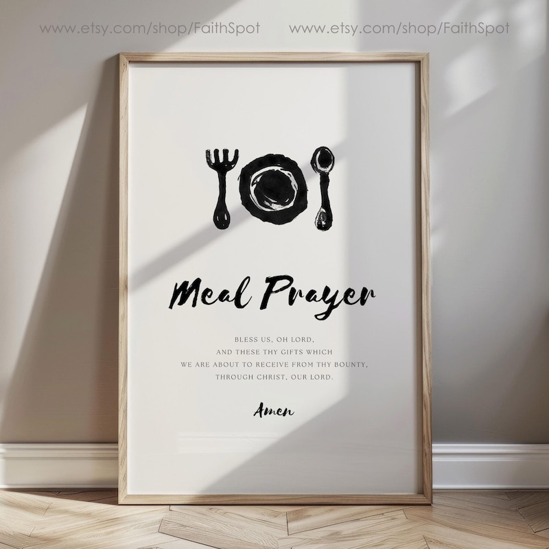 Meal Prayers - Etsy