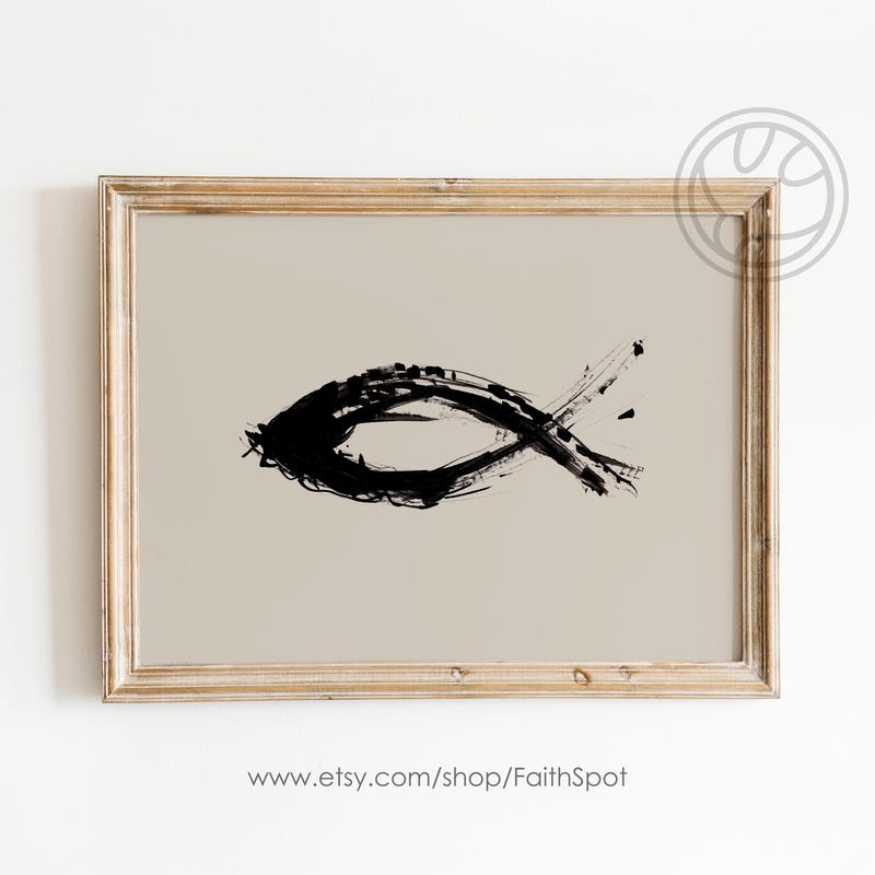 Christian Fish Logo - Etsy UK