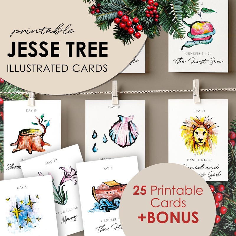 Advent Jesse Tree - Etsy