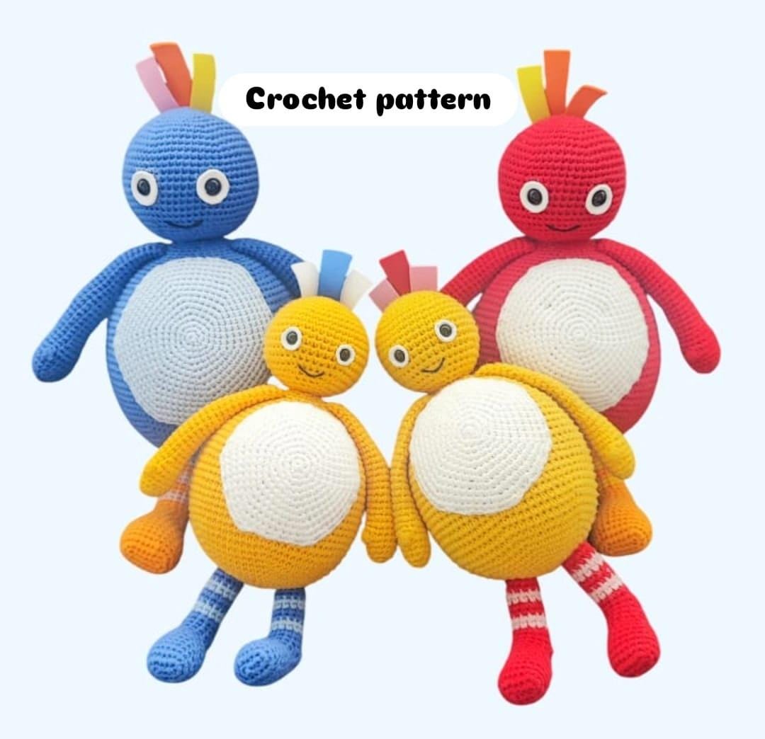 Twirlywoos Amigurumi Crochet Pattern – Digital PDF Tutorial for Great ...