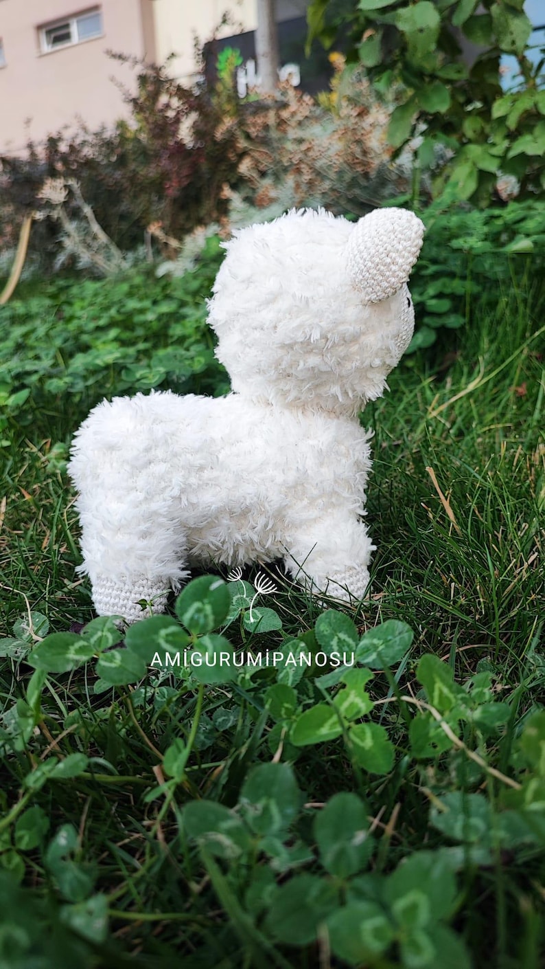 Adorable Lamb Crochet Pattern – Amigurumi PDF Tutorial for Plush Toy ...