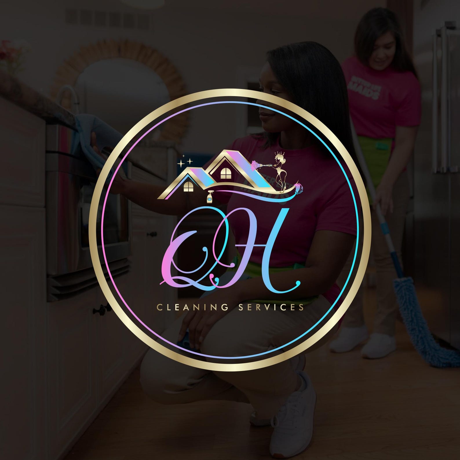 Cleaning Logo, Broom Logo, Maid Logo, Vacuum Cleaning, House Cleaning ...