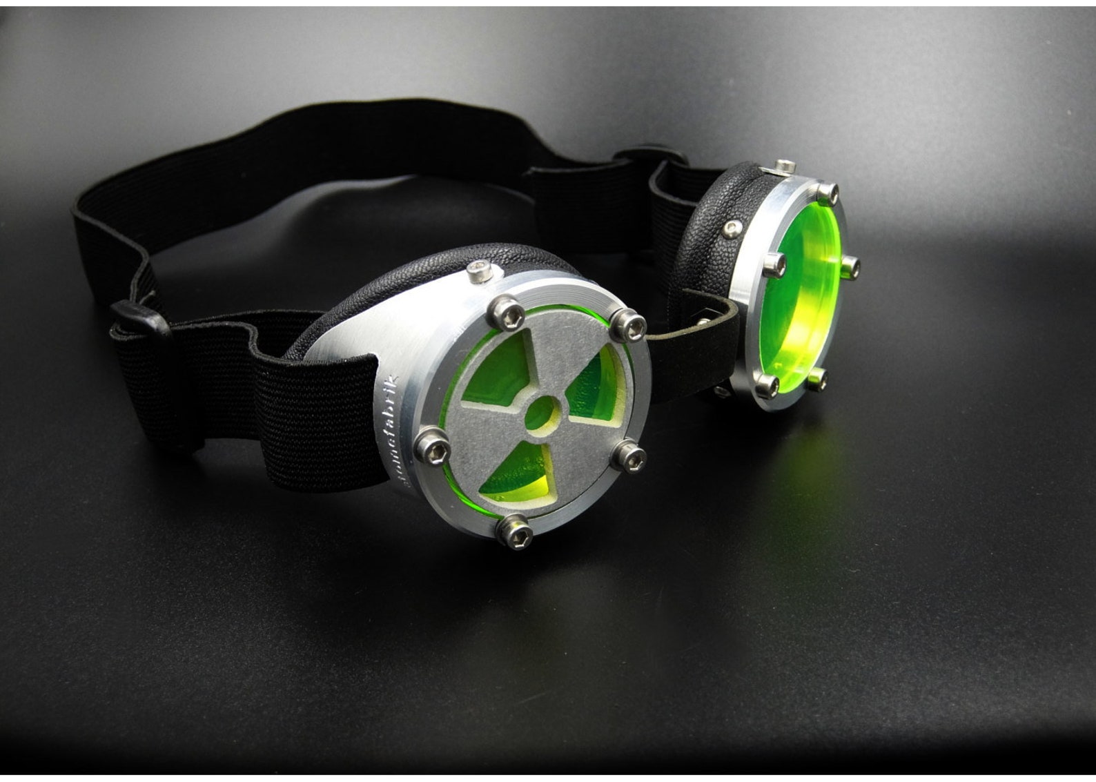 Cybergoth Cyber Punk Industrial Machined Panzer Goggles - Burning Man ...
