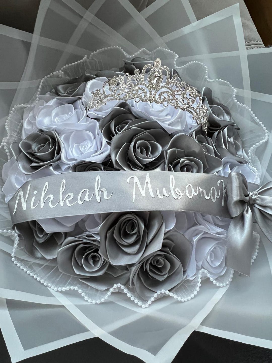 Eternal Rose Bouquet Nikkah Bouquet - Etsy