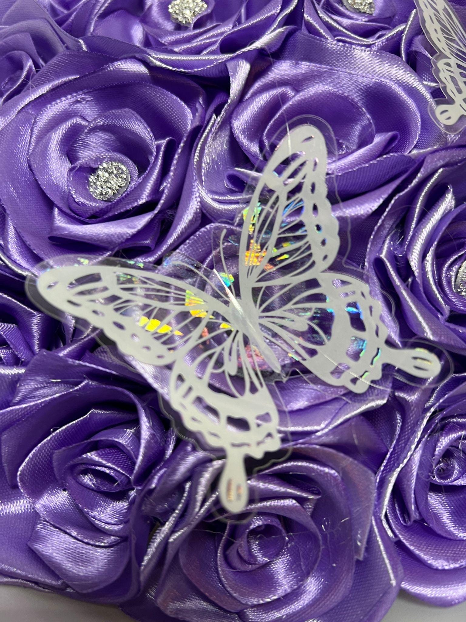 Eternal Rose Bouquet- Lilac Plain Roses - Etsy