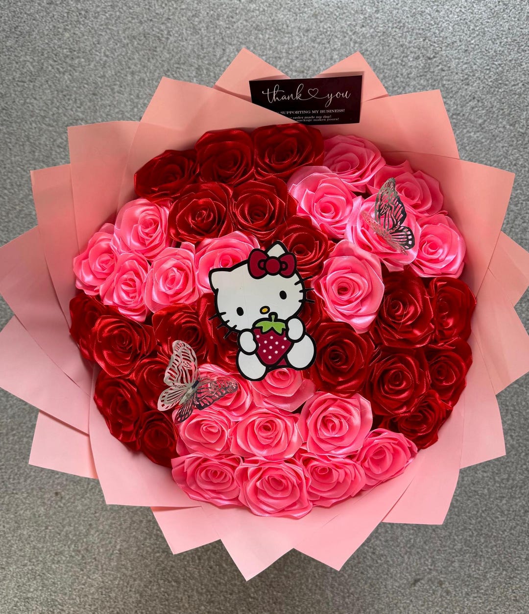 Eternal Rose Bouquet Hello Kitty - Etsy