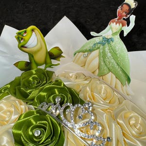 Eternal Rose Bouquet Princess Tiana Tiara for Display Only - Etsy