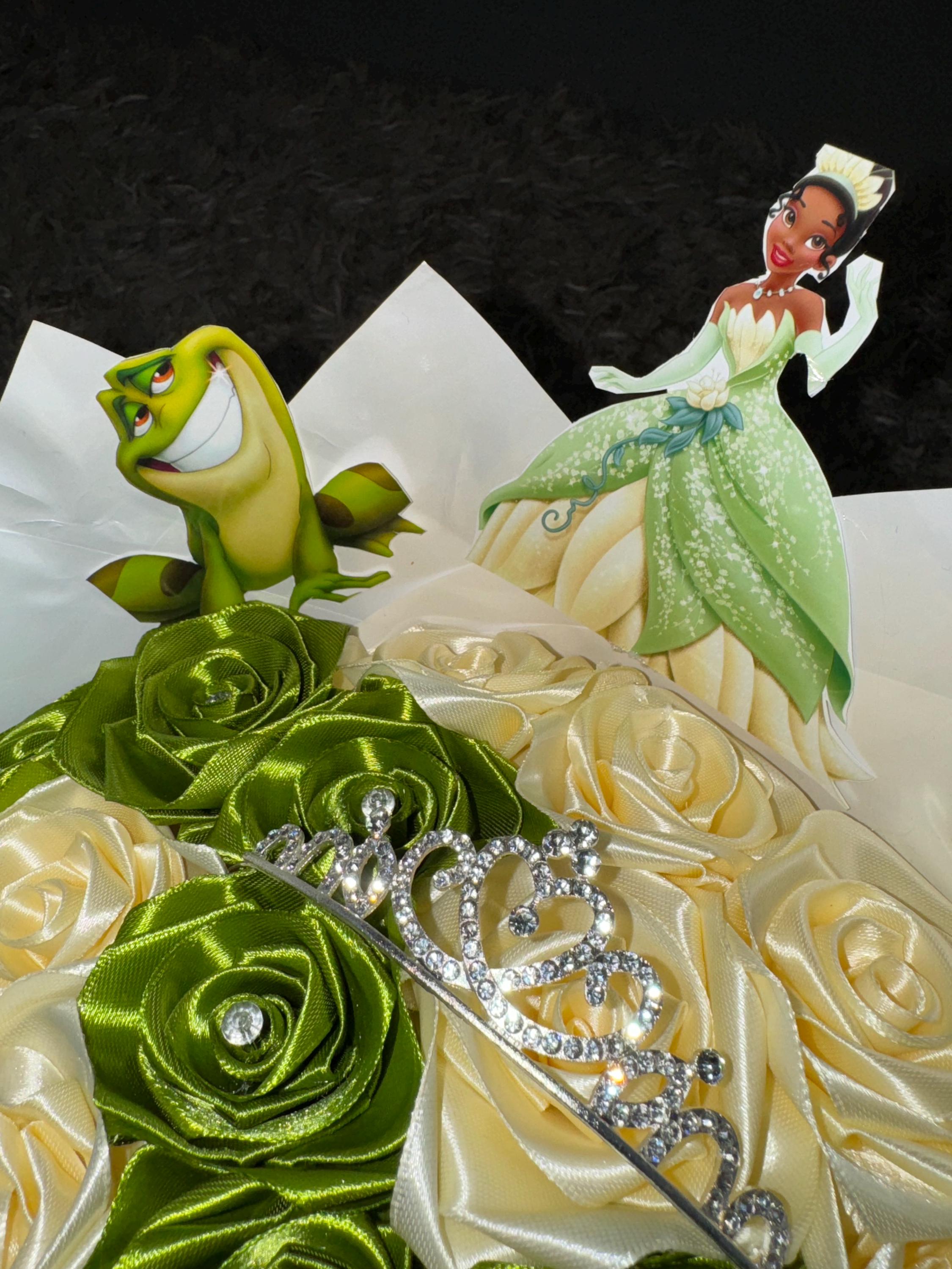 Eternal Rose Bouquet Princess Tiana Tiara for Display Only - Etsy