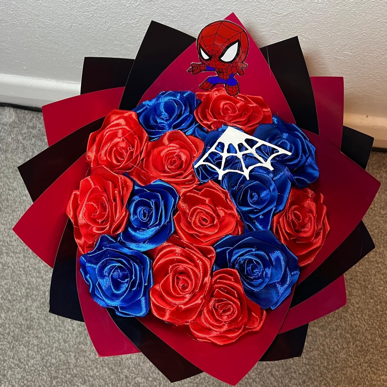 Eternal Rose Bouquet - Spider-man - Etsy