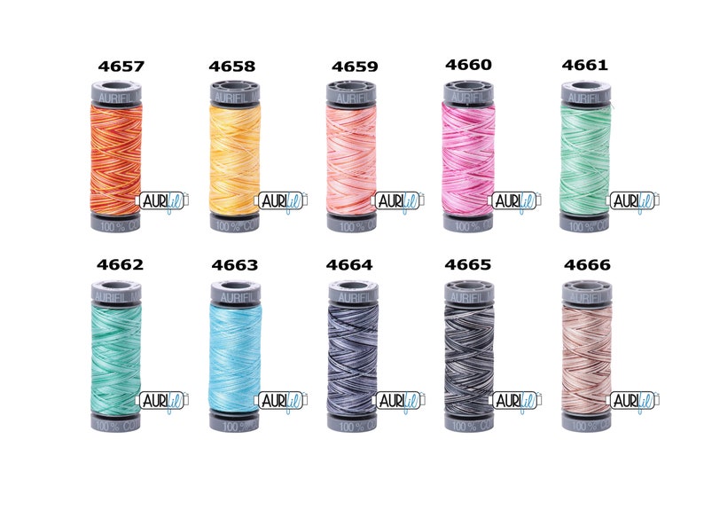 Aurifil 28WT Cotton Thread – 109 Yards, Solid Colors - Etsy