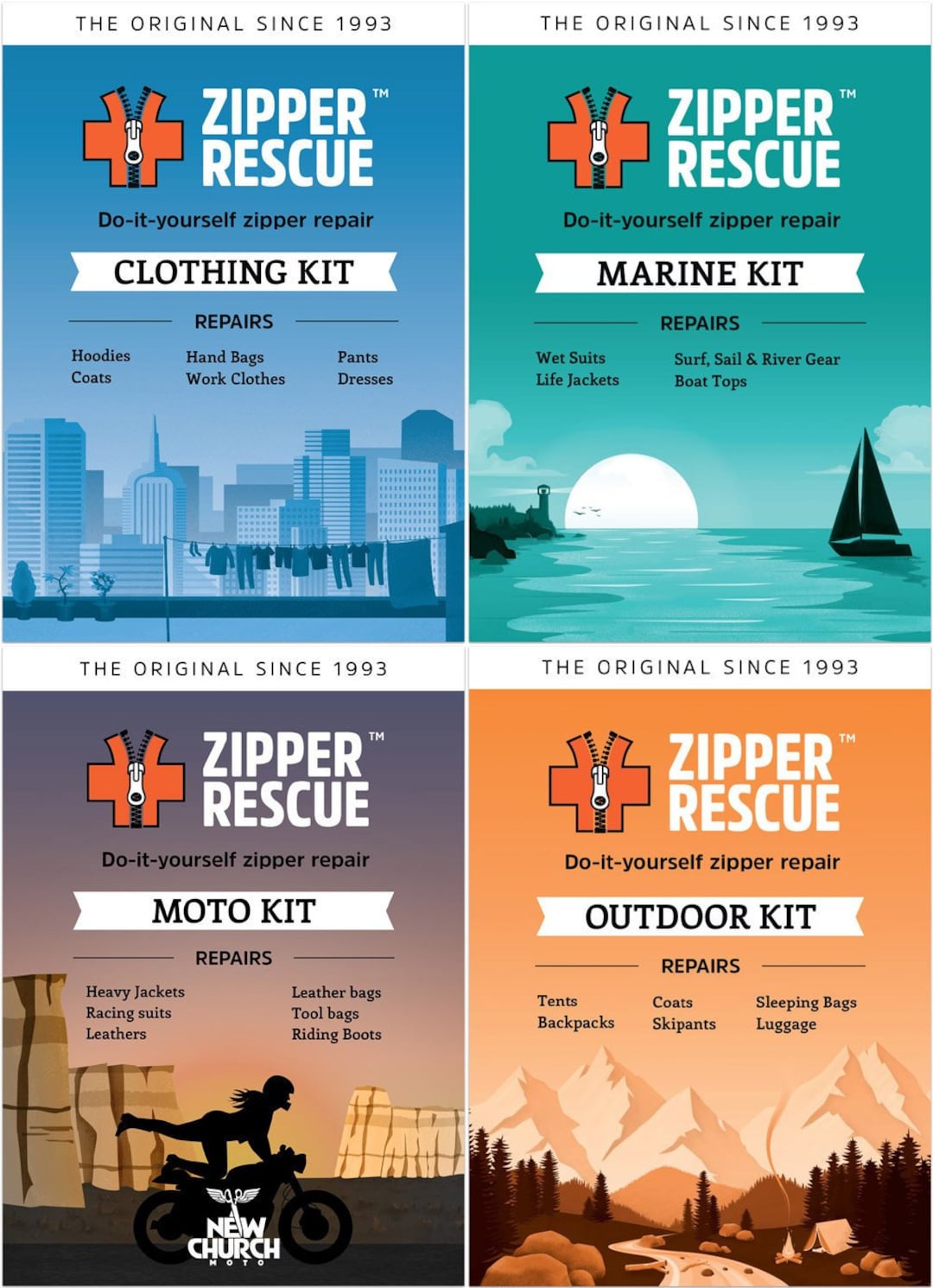 Zipper Rescue Kit - Select A Kit - Etsy