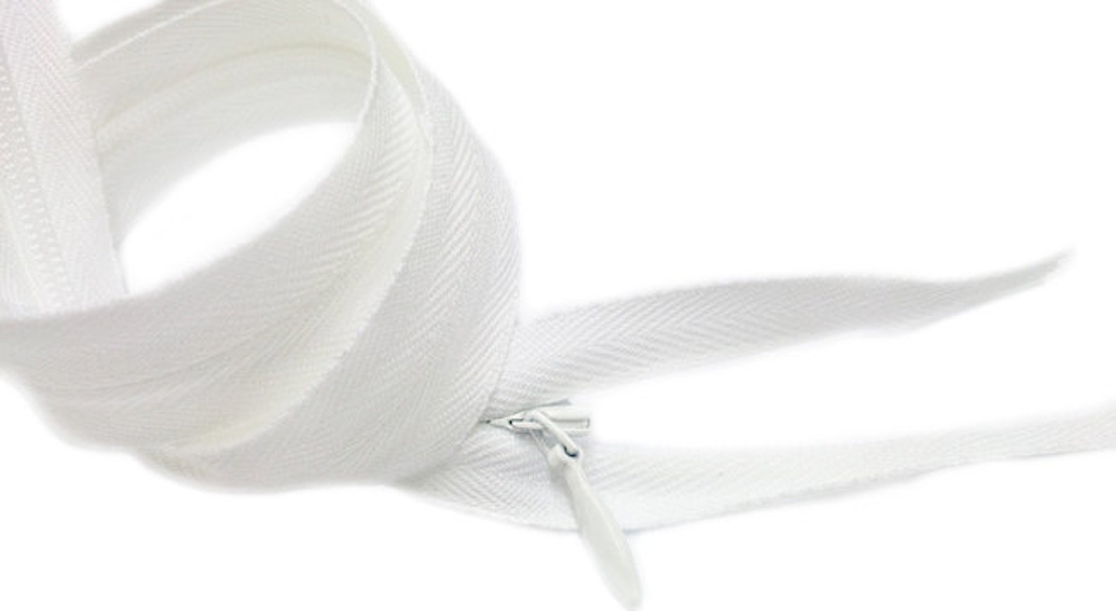 20 Inch Invisible Zipper Closed Bottom Color Whitezipperstop | Etsy