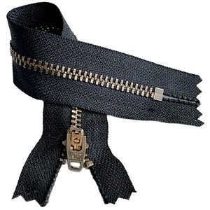 2pcs YKK #4.5 Antique Brass With Semi- Auto Lock Slide for Pants, Jeans ...