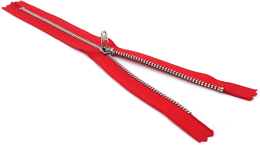YKK #4.5 Aluminum Zipper – Atom Red, Medium Weight - Etsy