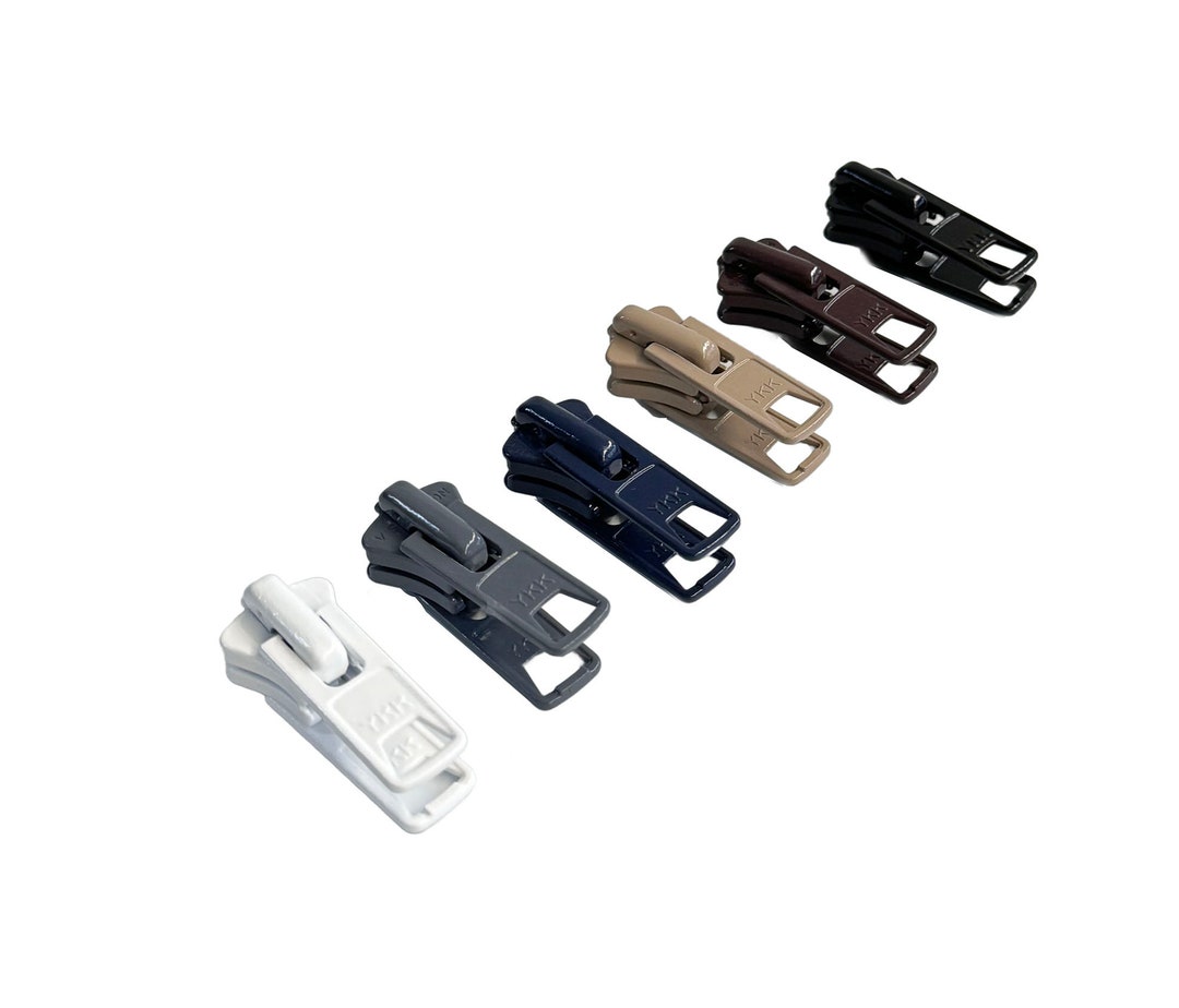 2pcs YKK Zipper Repair Kit #10 Reversible Pulls for VISLON Molded ...