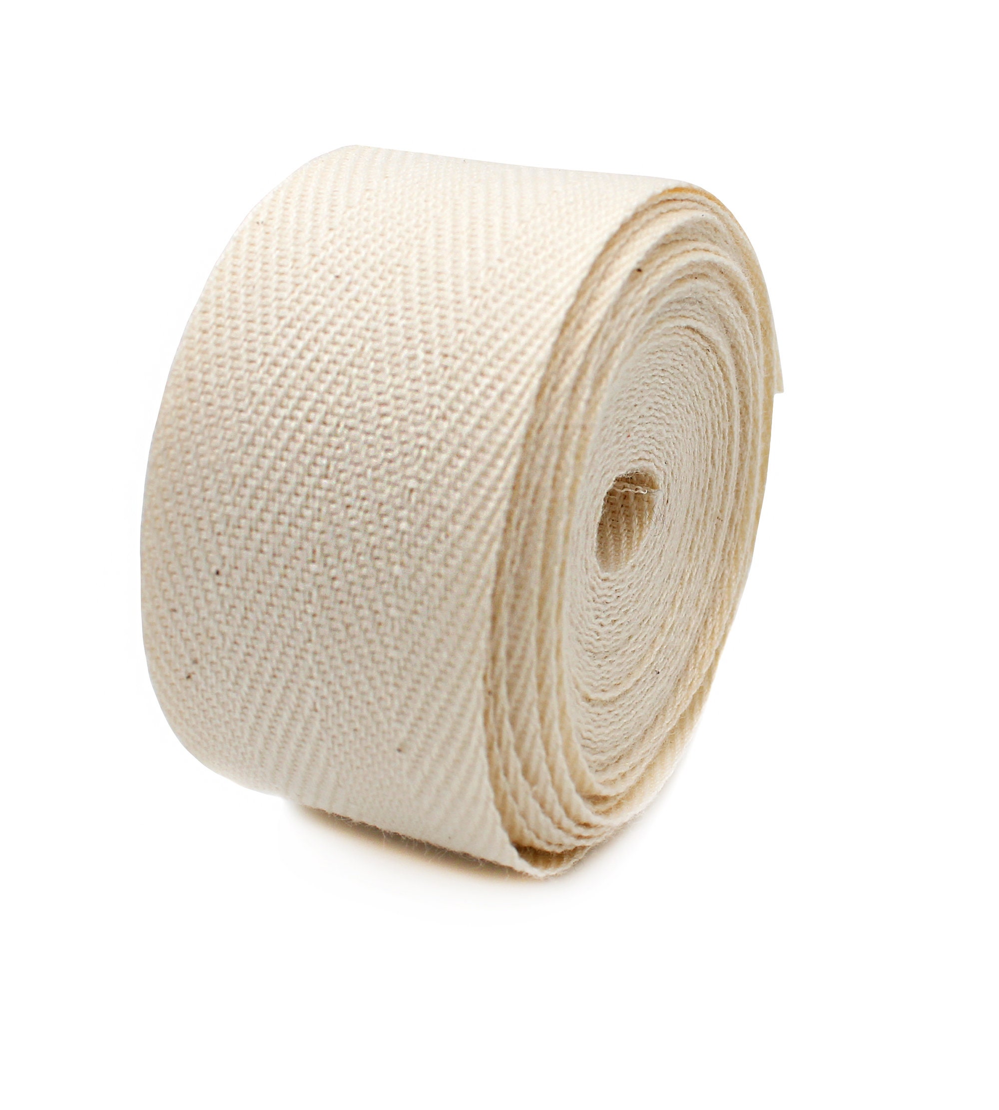 1 Natural Cotton Twill Tape Ribbon Earth Friendly | Etsy