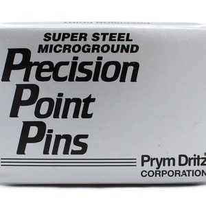 Precision Point Prym Dritz Number 20 Steel T-pins 1/2 Lb Box - Super ...
