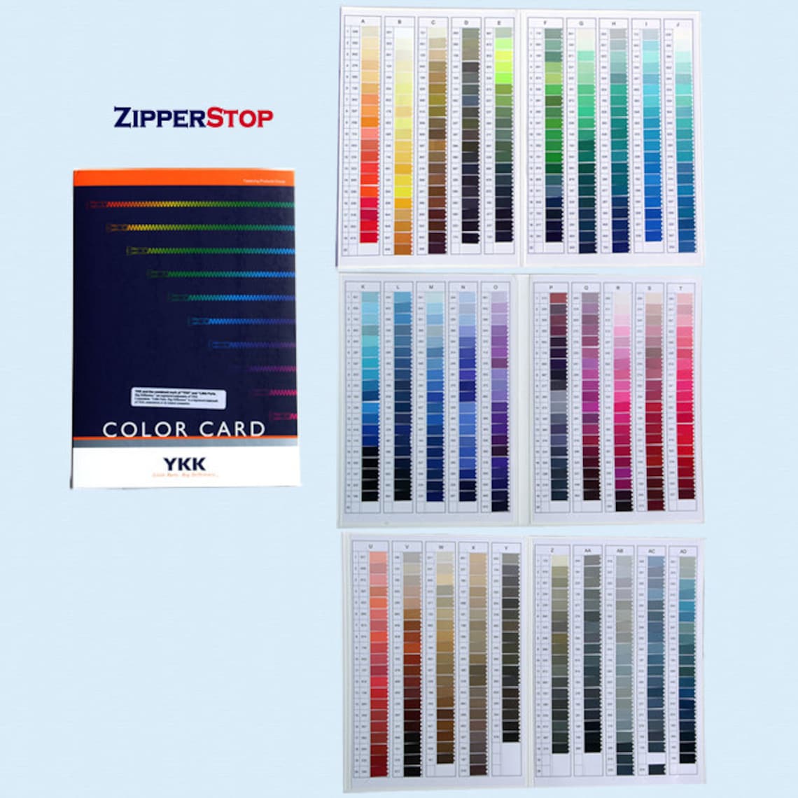 YKK® Color Card - Etsy