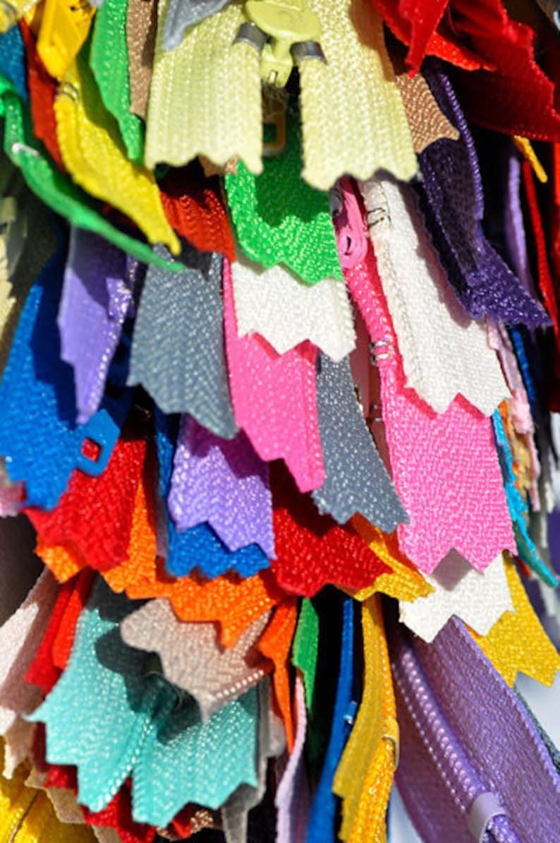 5 10 Zippers YKK 3 Assortment of Colors Color - Etsy