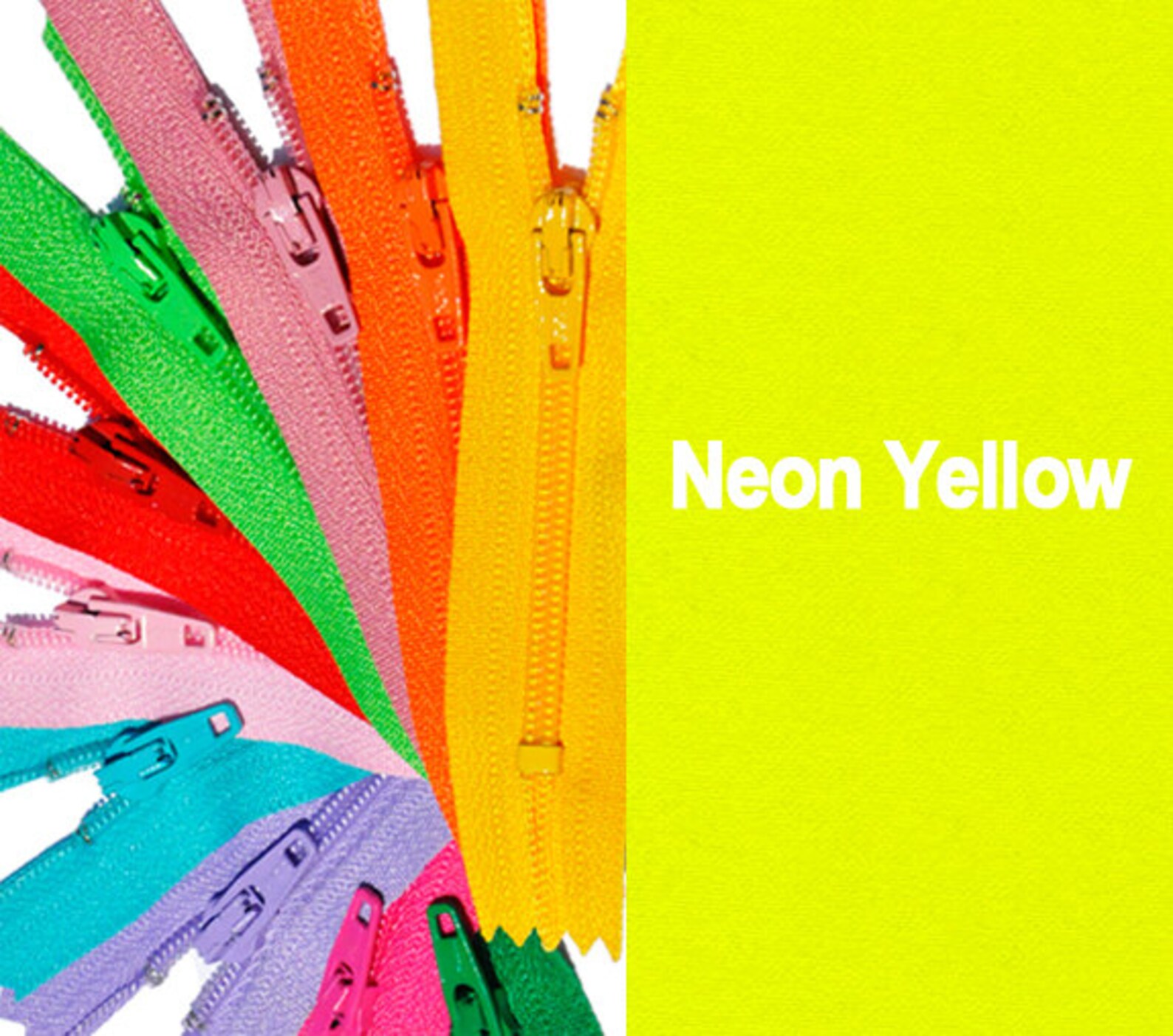 12 Neon-wholesale Ykk ZIPPERS-12 Inch Ykk Zipper NEON - Etsy