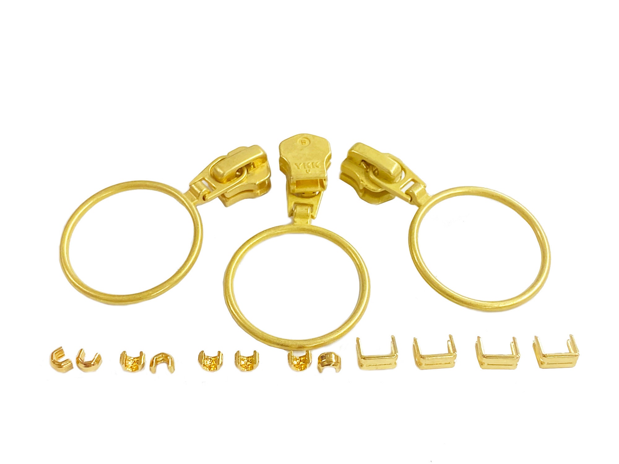 Ykk Original Sliders Kit 5 for Metal Zippers Automatic Lock - Etsy