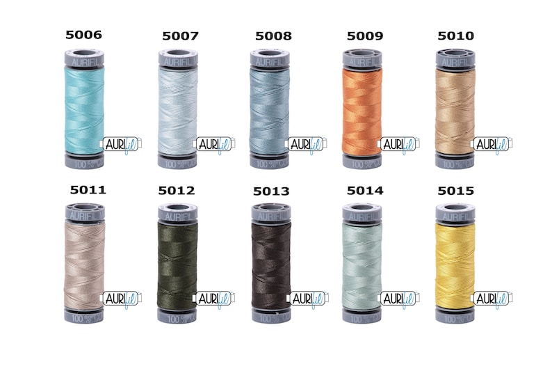 Aurifil 28WT Cotton Thread – 109 Yards, Solid Colors - Etsy