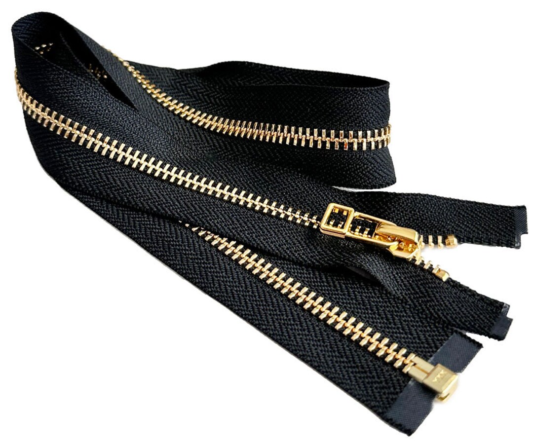 YKK #5 EVERBRIGHT Golden Brass Fancy Bell Pull Dhr-wire Separating High ...