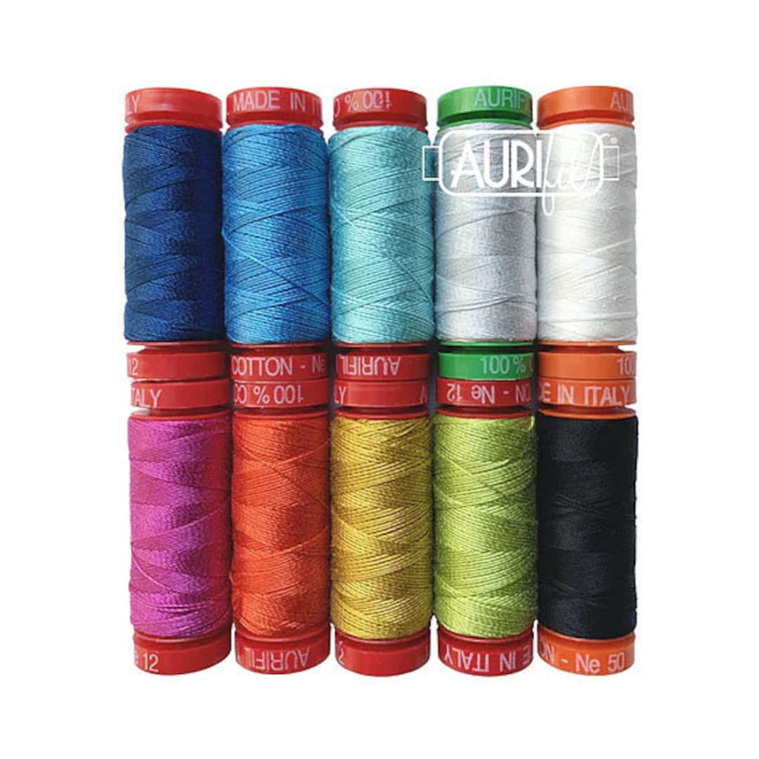 Aurifil Thread Kit - Use & Ornament Designer Collections 10 SMALL ...