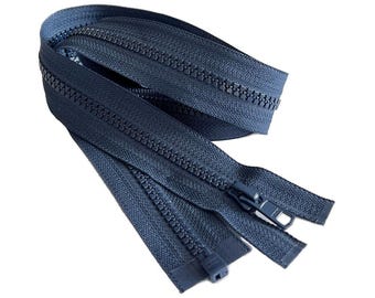 YKK® #5 Vislon Molded Plastic Separating Zippers - Select Length and ...