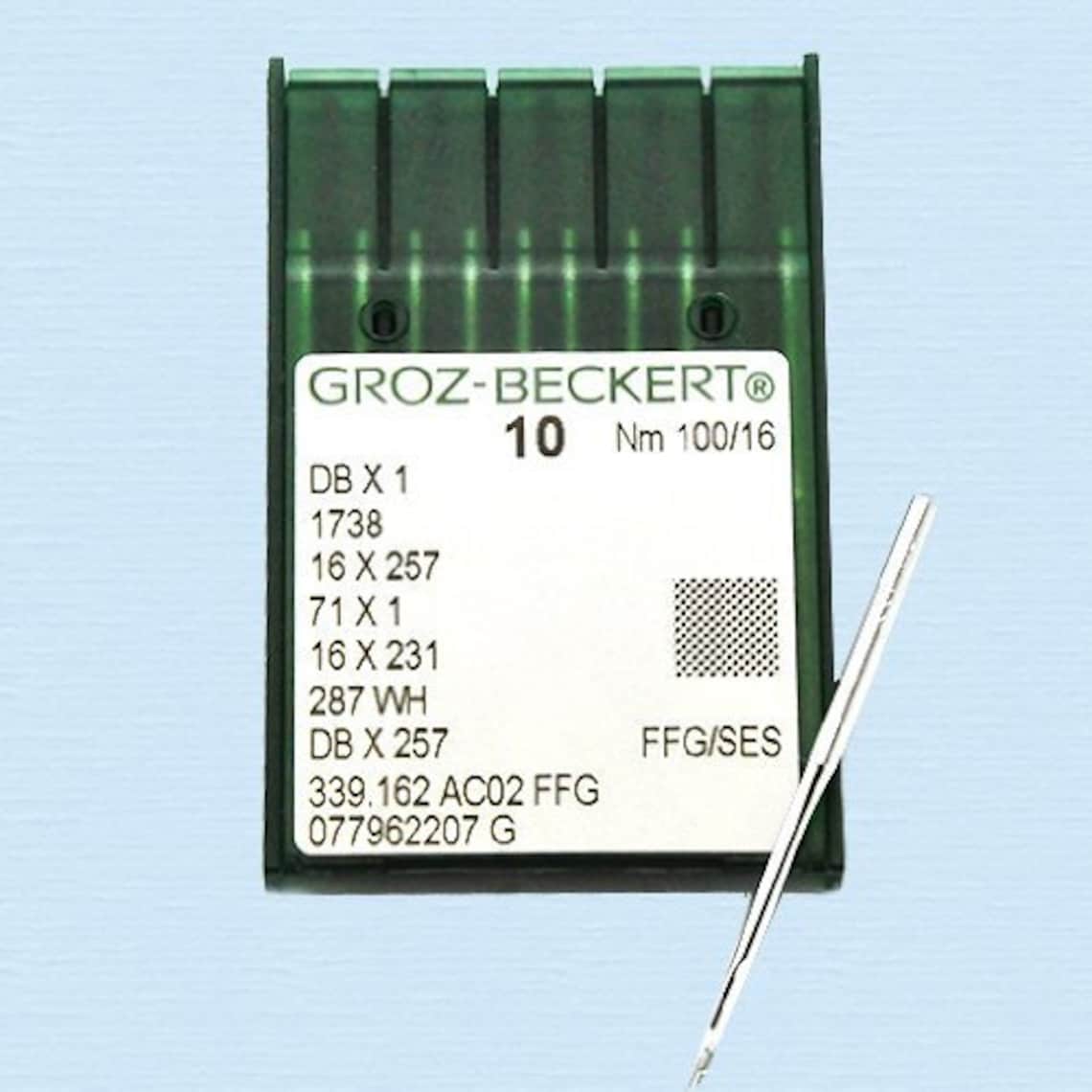 GROZ-BECKERT Gb 16x231 ~ Nm 100/16FFG (pack of 10 Needles) - Etsy