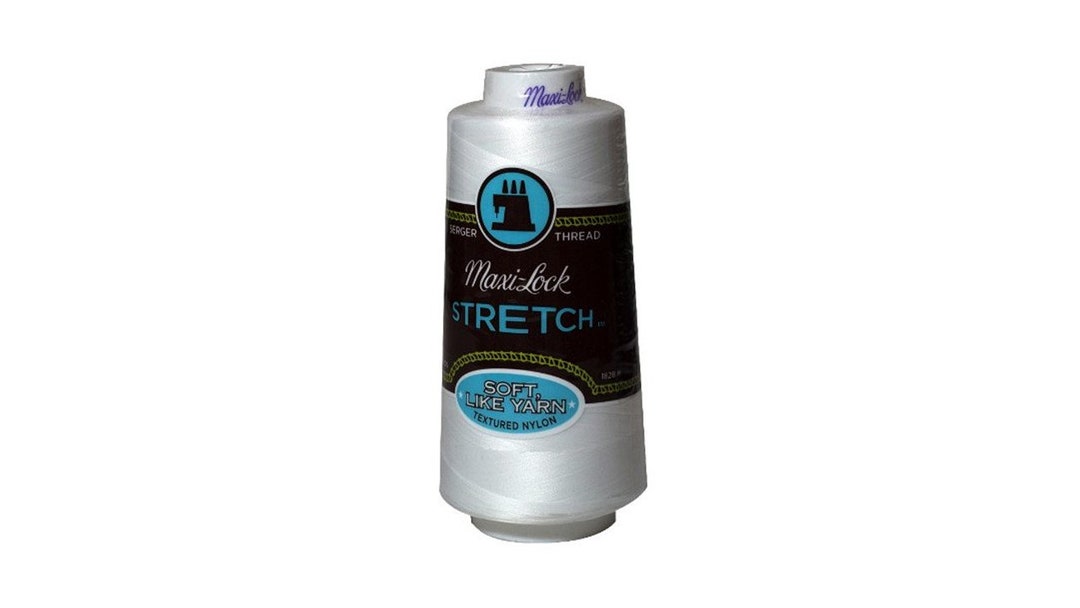 Maxi-lock Stretch Thread 2,000 Yds - #32109 White - Etsy