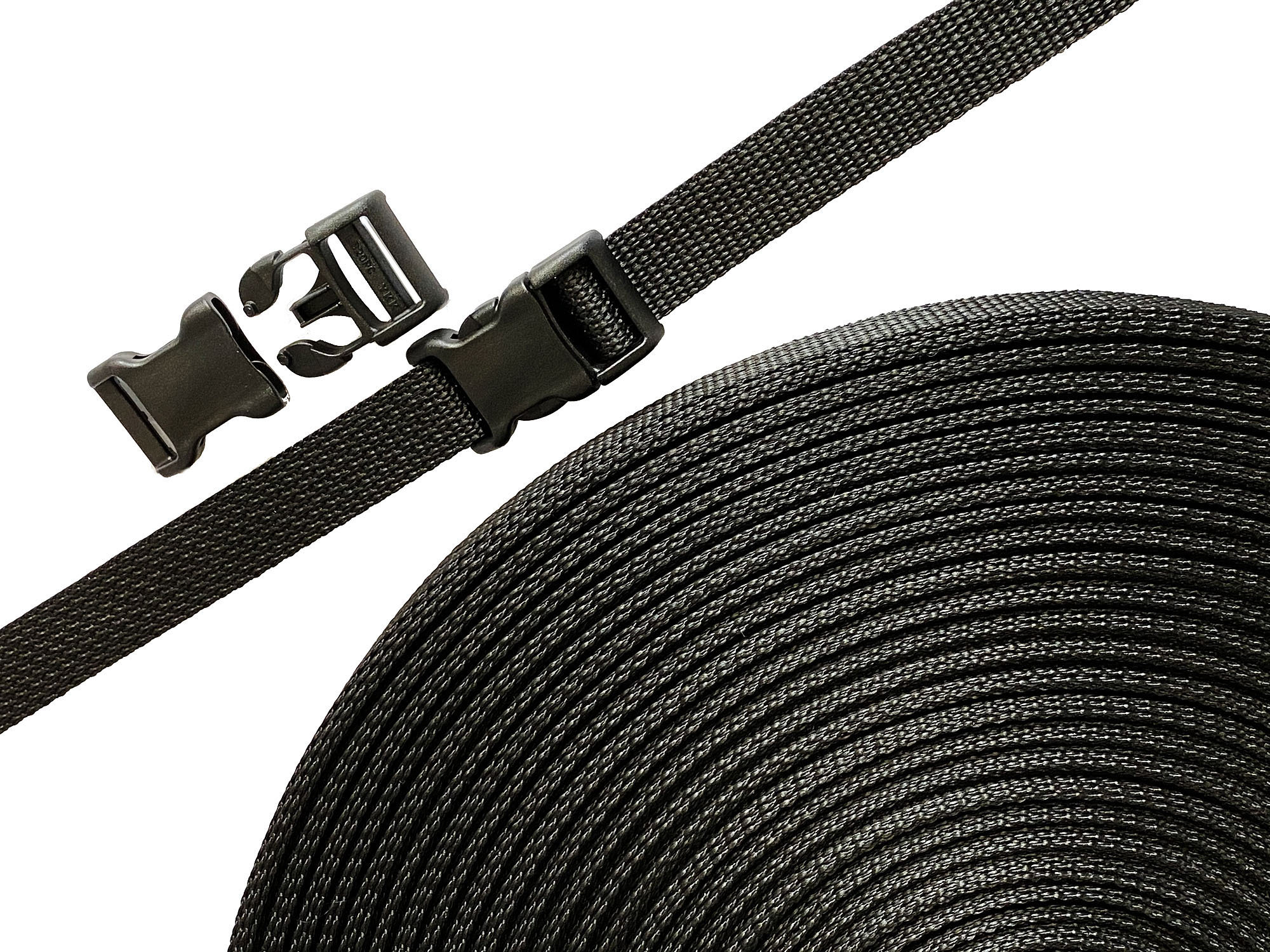 YKK 3/4 Inch Plastic POM Buckle Side-release Single Adjuster or Webbing ...