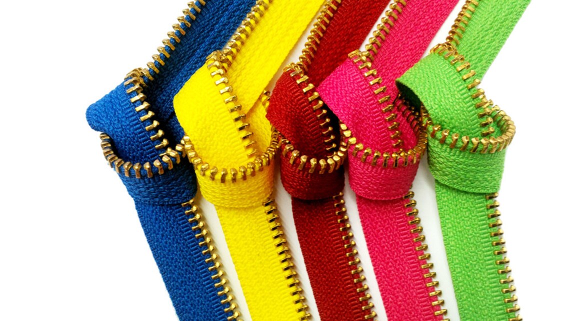 Zipperstop's Classic Brass Zipper Accents Five Junction - Etsy