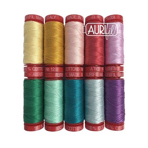 Aurifil Thread Kit Big Stitch Hand Quilting Designer Collections 10 ...