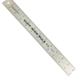 Fairgate Aluminum Ruler Cuff-width Rule Made in USA - Etsy