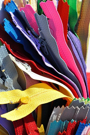 5 " - 10 Zippers YKK # 3 Assortment of Colors - Color Requests Accepted ...