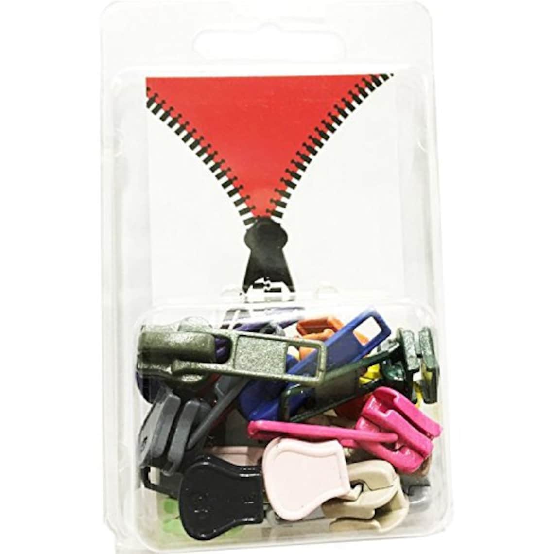 Zipper Repair Kit Solution Universal Slider 5 Molded Pulls - Etsy