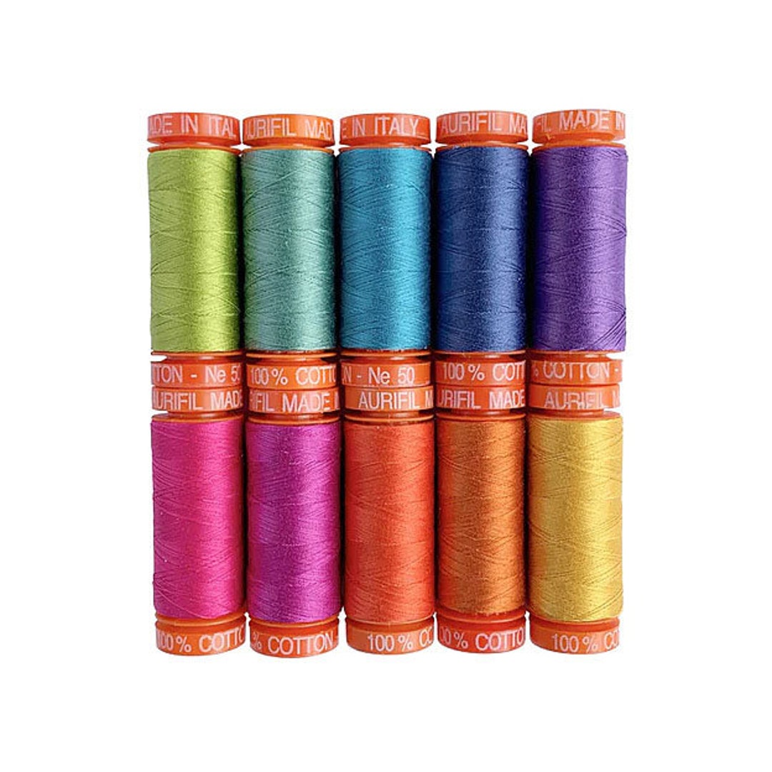 Aurifil Thread Dragon's Breath Designer Collections 10 SMALL SPOOLS ...