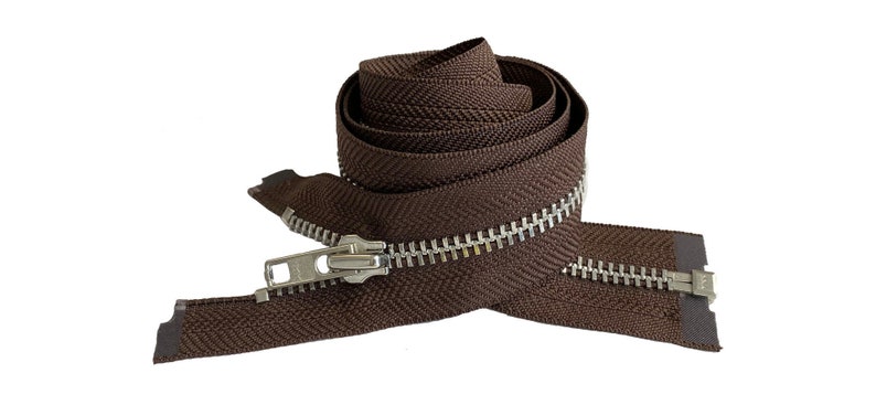 YKK #7 Aluminum Separating Zipper – Heavy Duty Jacket Zipper, USA Made ...
