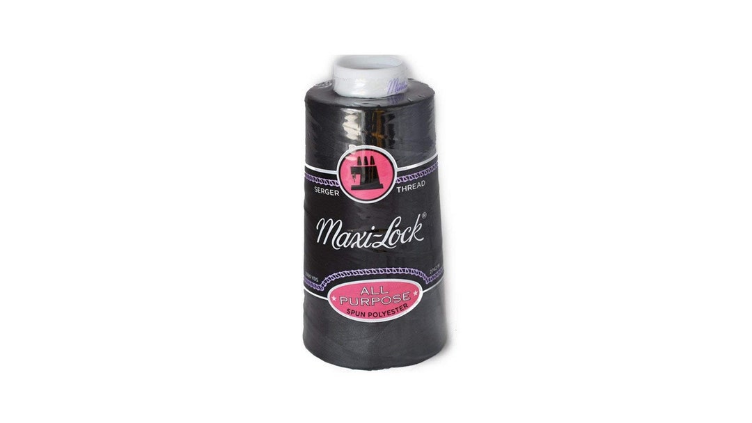 Maxi-lock Black Serger Thread, 3000 Yard Cone - Etsy