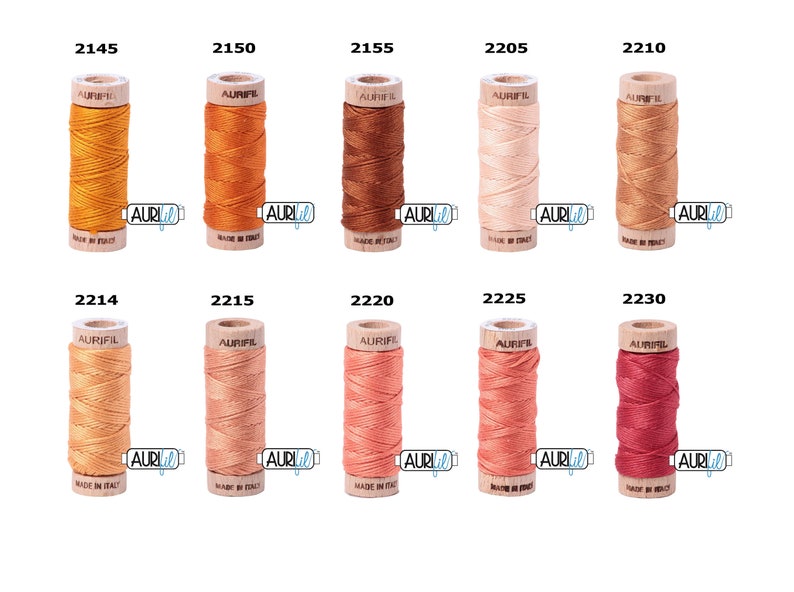 Aurifil Cotton Floss – 18 Yards, Six Strand (choose Your Color) - Etsy