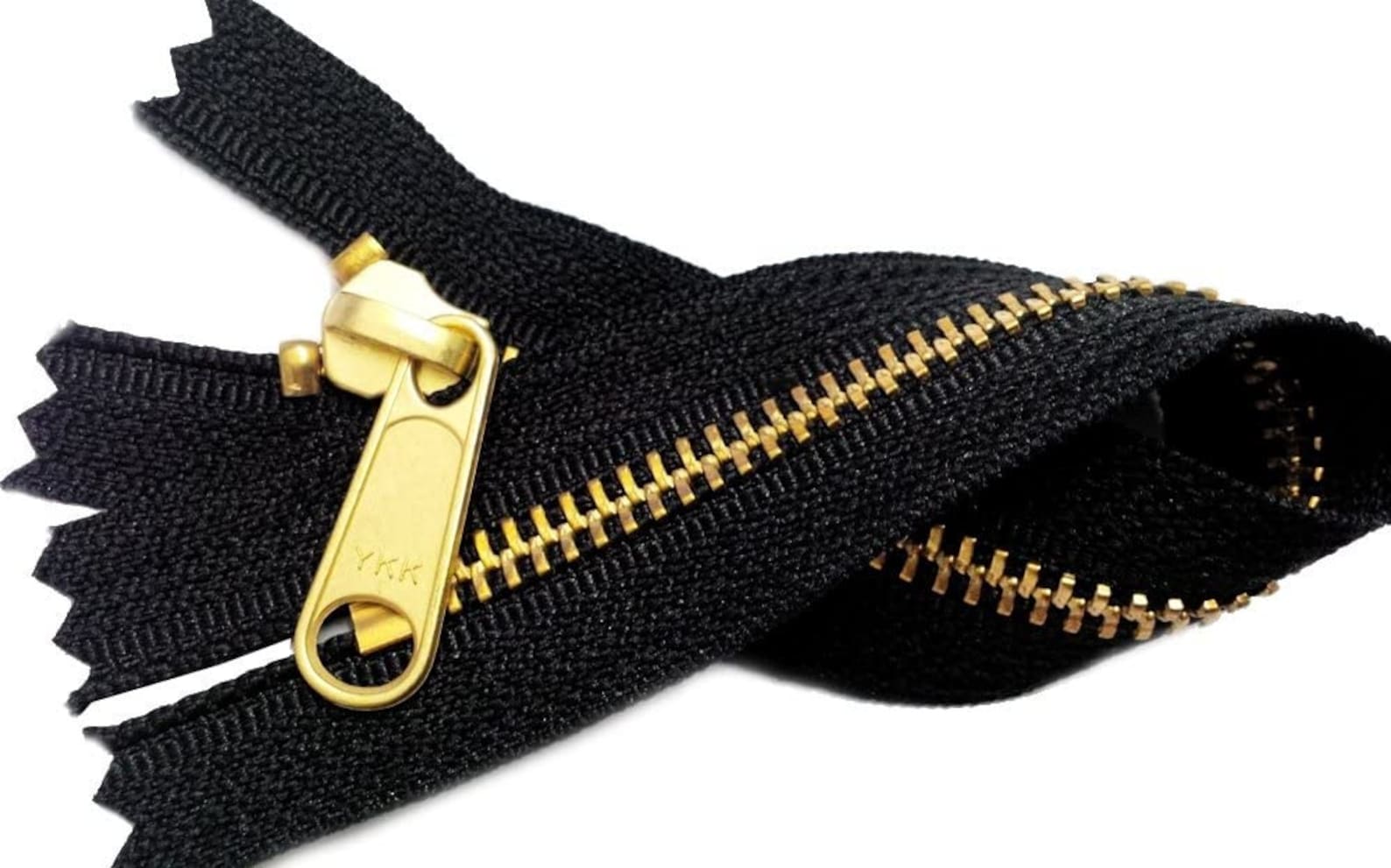 YKK 7Exposed Metal Zipper with 7 Beautiful Fancy Pull | Etsy