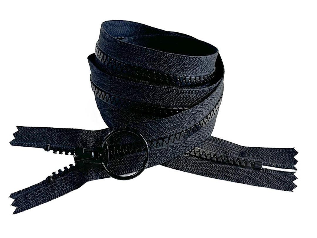 1pc YKK #5 Molded Plastic With U TYPE Ring (30mm) Pull Non-separating ...