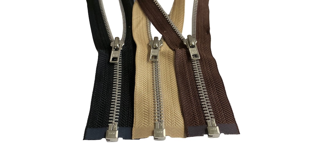 YKK #7 Aluminum Separating Zipper – Heavy Duty Jacket Zipper, USA Made ...
