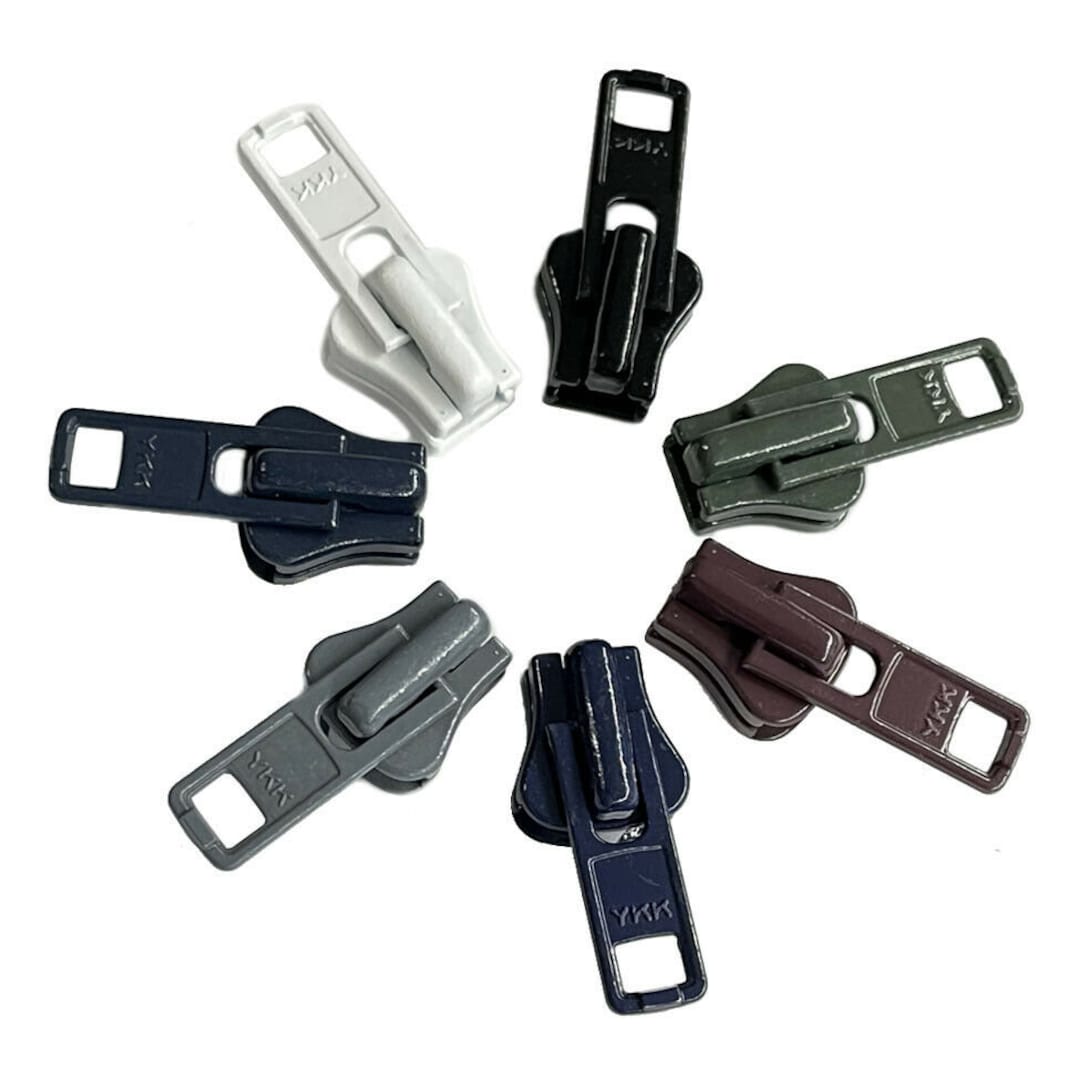 YKK #8 Vislon Original Sliders for a Molded Plastic Jacket Zipper - 2 ...