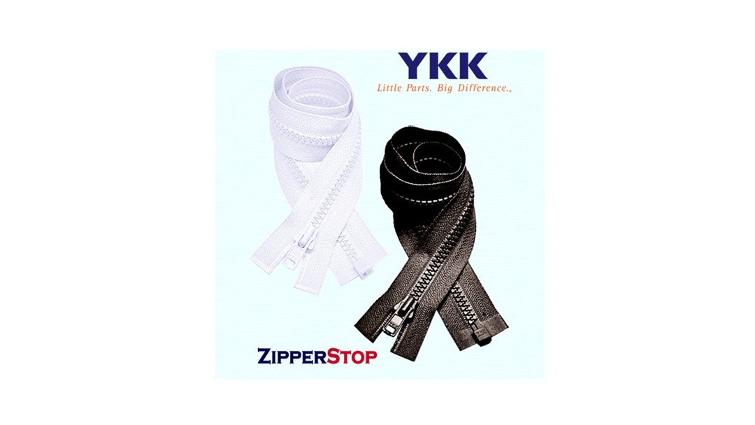 YKK #3 Molded Plastic Separating Zippers (10 Pieces per Pack) - Etsy