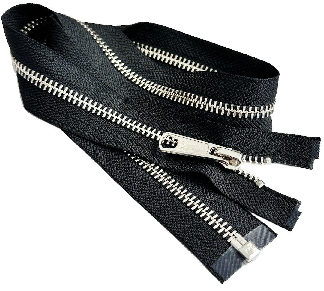 YKK #5 EVERBRIGHT Nickel Silver Long Pull Separating High-end Jacket ...