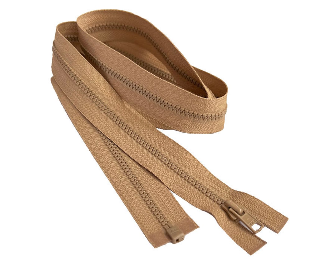 YKK #3 4" - 36" VISLON Molded Plastic Light Weight Jacket Zipper Separating by Each Your Choice ...