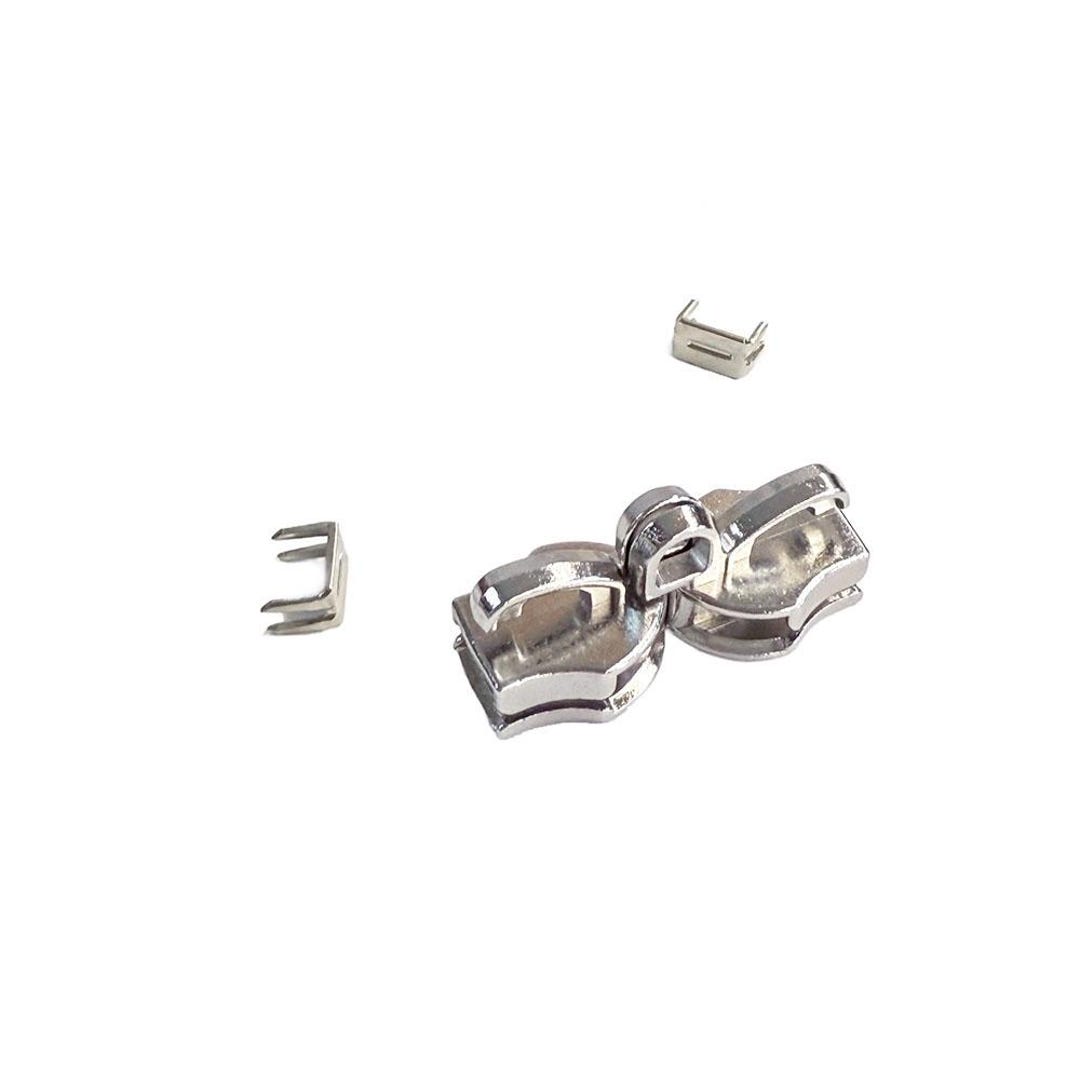 10 Nylon Coil Zipper Repair Kit – 2 Sliders With Stoppers - Etsy